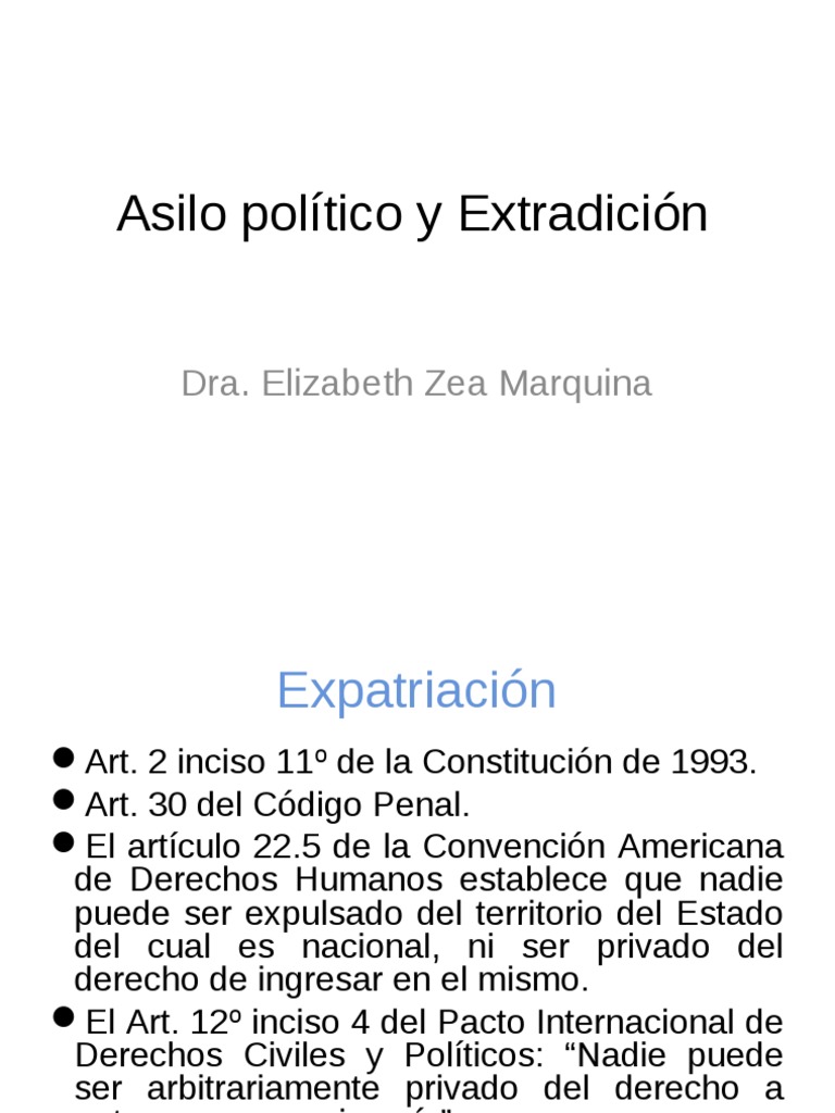 Asilo Polýtico y Extradici N | PDF | Ciencias sociales