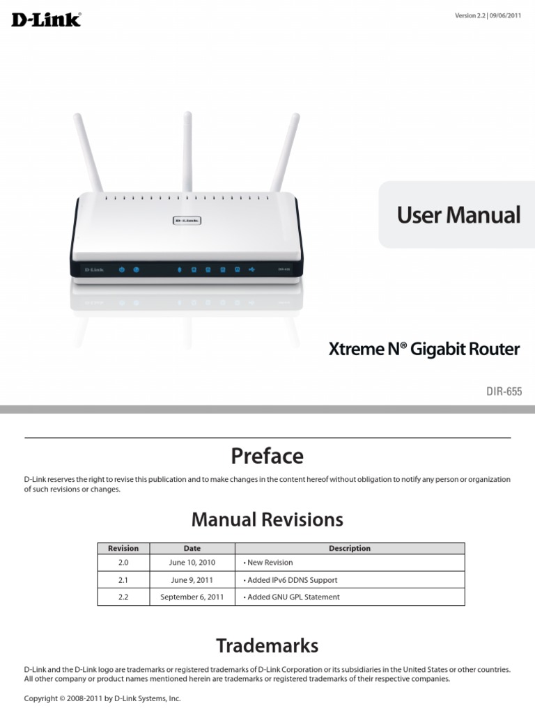 D-Link DIR-655 Router Manual | PDF | Ip Address | Port (Computer ...