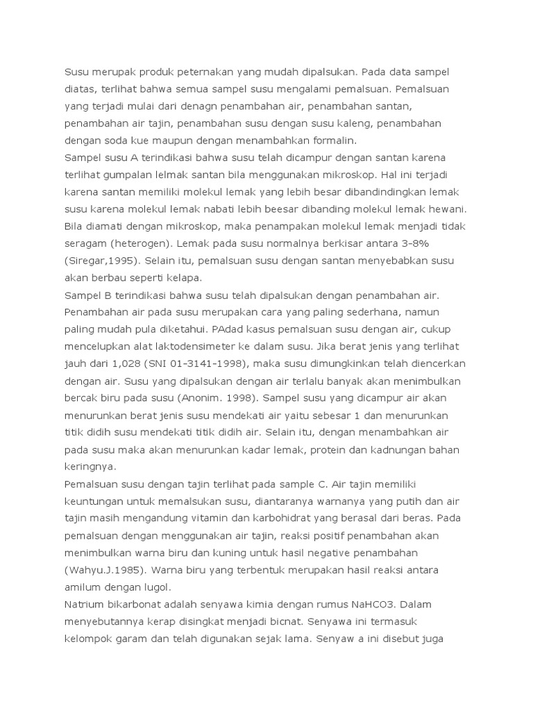 Tinpus Wastu Susu | PDF