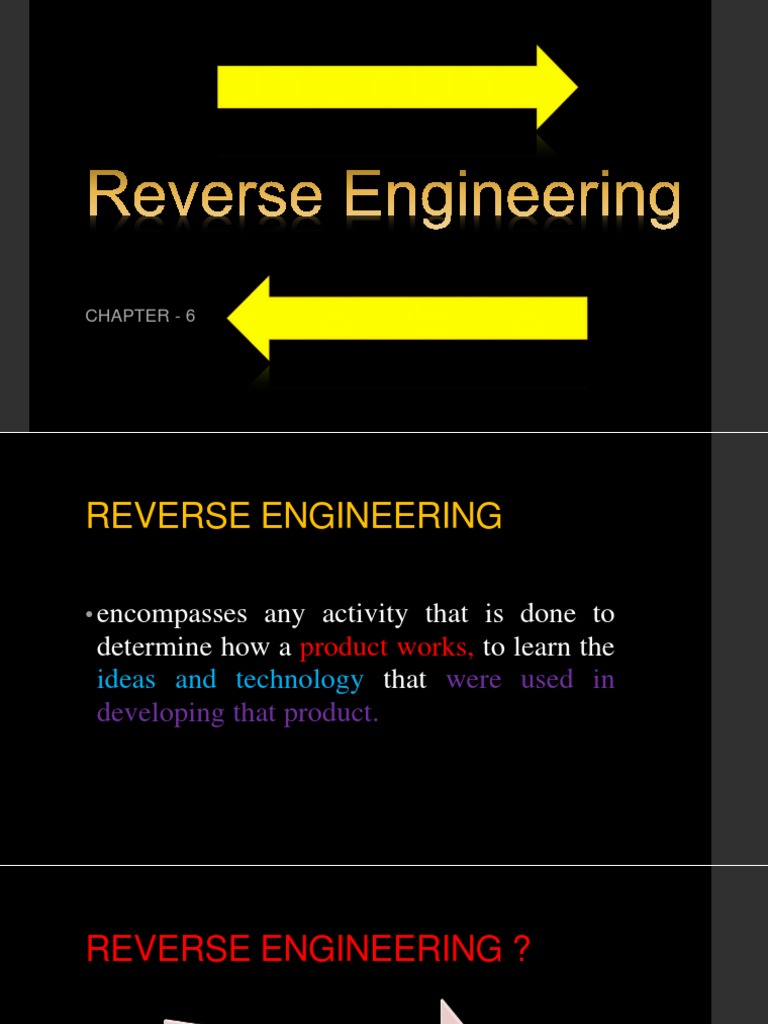 Reverse Engineering Guide | PDF | Engineering | Science And Technology