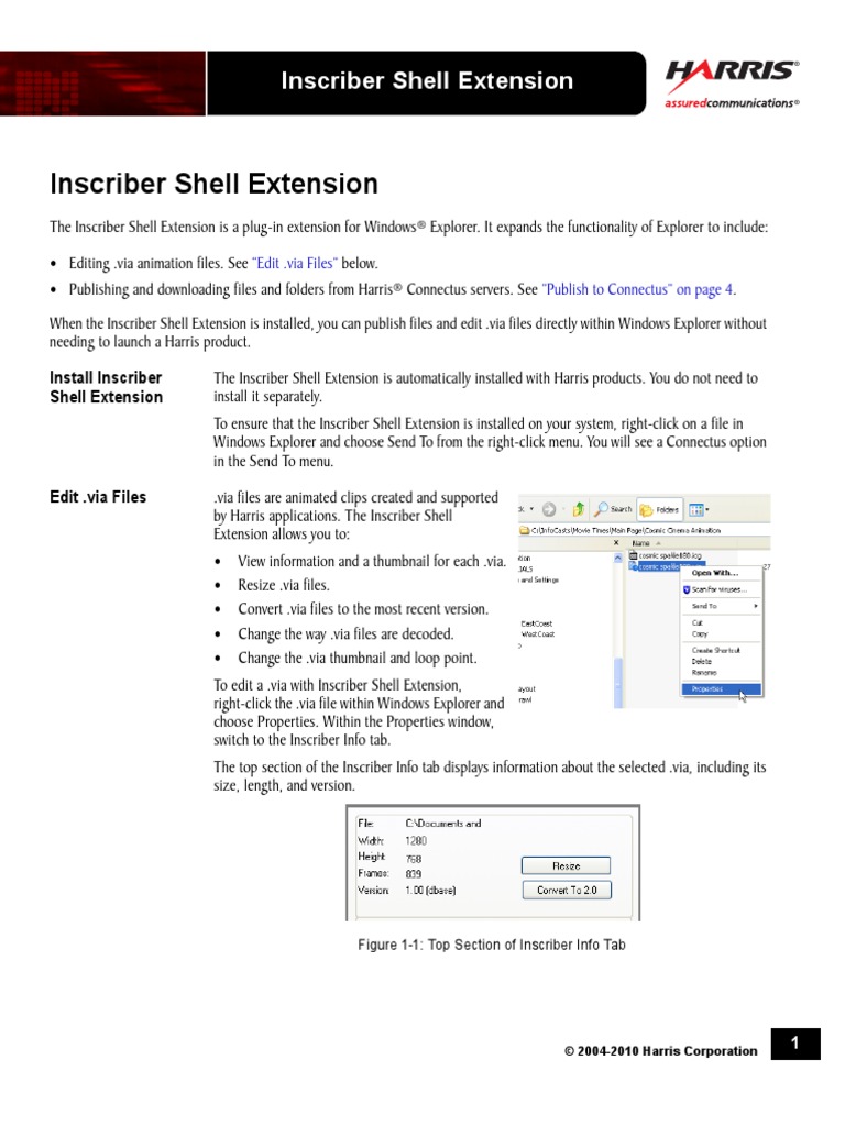 Inscriber Shell Extension | PDF | Shell (Computing) | Graphical User Interfaces