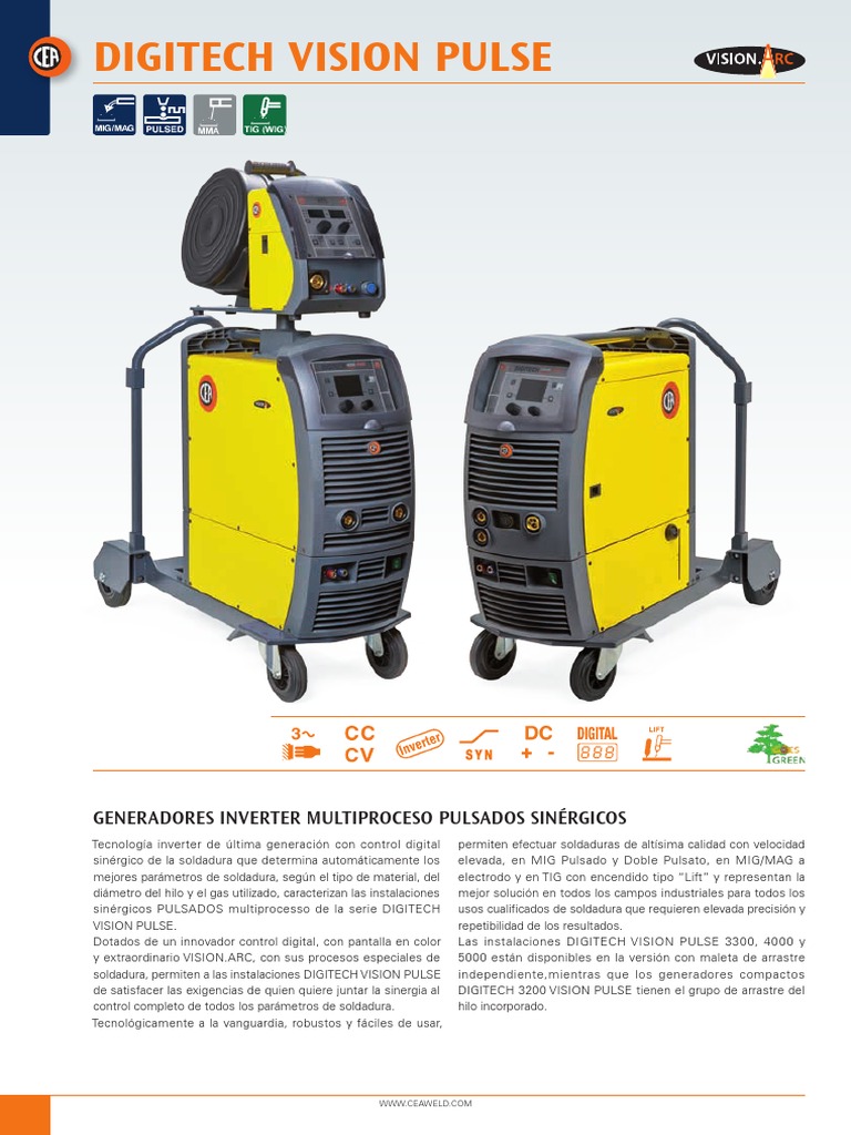Cea Catalogo Digitech Vision Pulse 2014 | PDF | Soldadura | Construcción