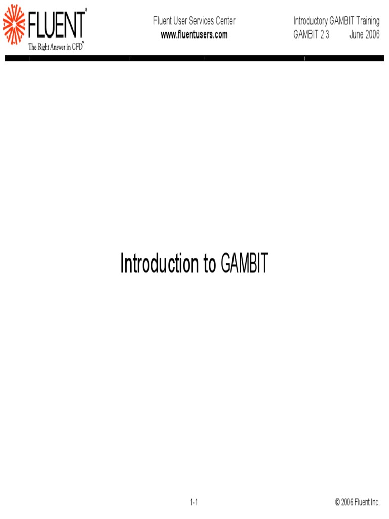 L-1 Introduction To Gambit | Download Free PDF | Command Line Interface | Button (Computing)