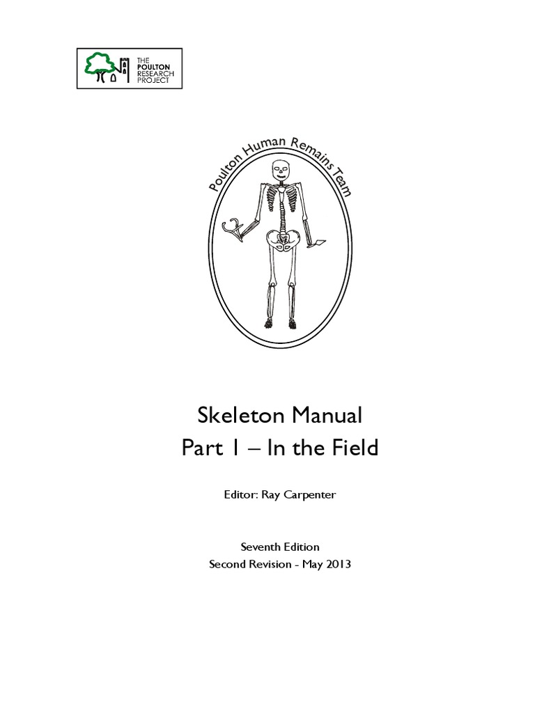 Skeleton Excavation Manual | PDF | Excavation (Archaeology) | Burial