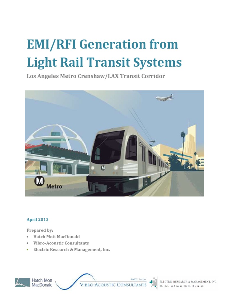 EMI RFI Generation From LRT Systems | PDF | Electromagnetic ...