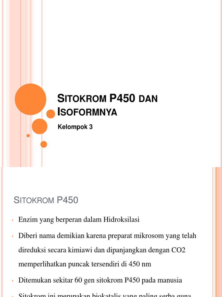 Sitokrom P450 Dan Isoformnya | PDF