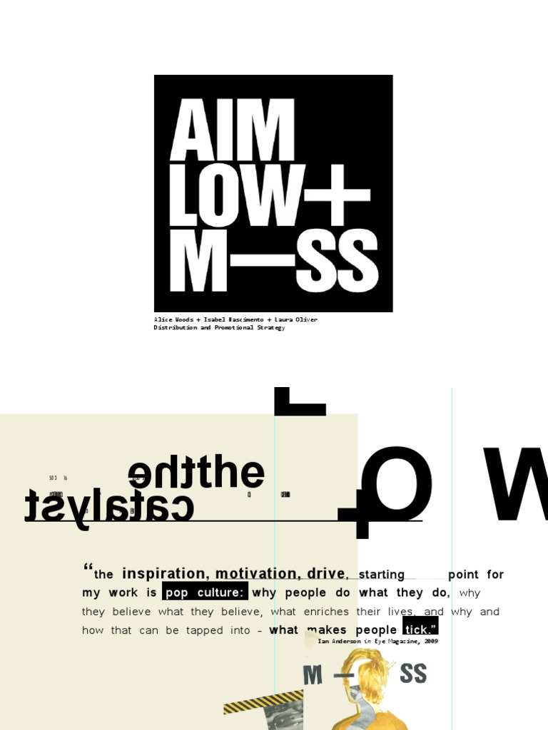 Aim Low and Miss Presentation | PDF | Fashion