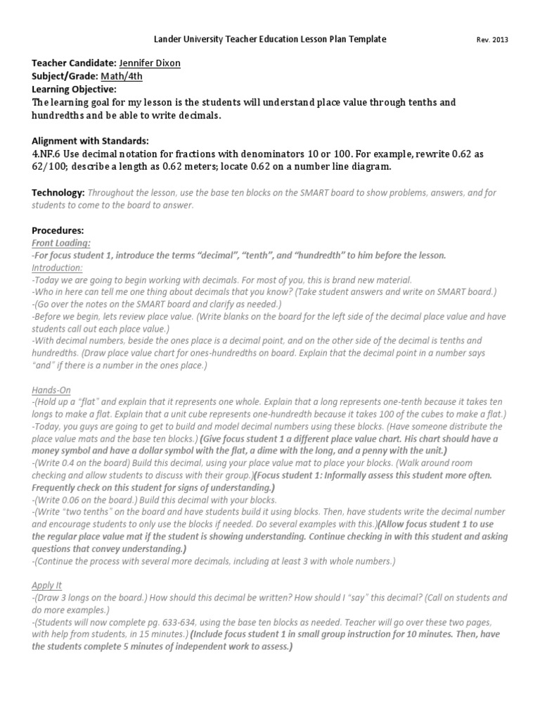 Task 3 LP fs1 | PDF | Decimal | Fraction (Mathematics)