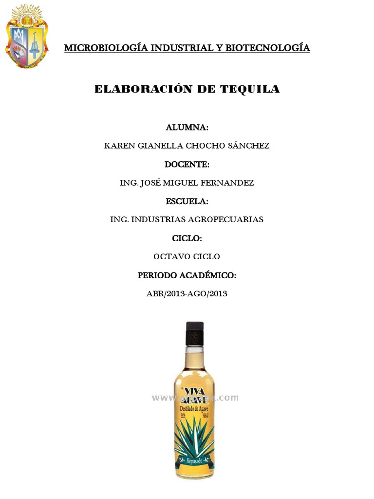 Elaboración de Tequila | PDF | Bebidas alcohólicas | Química