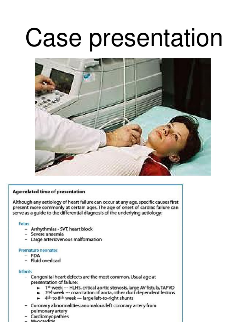 Pediatric Heart Failure Case Study | PDF | Science & Mathematics