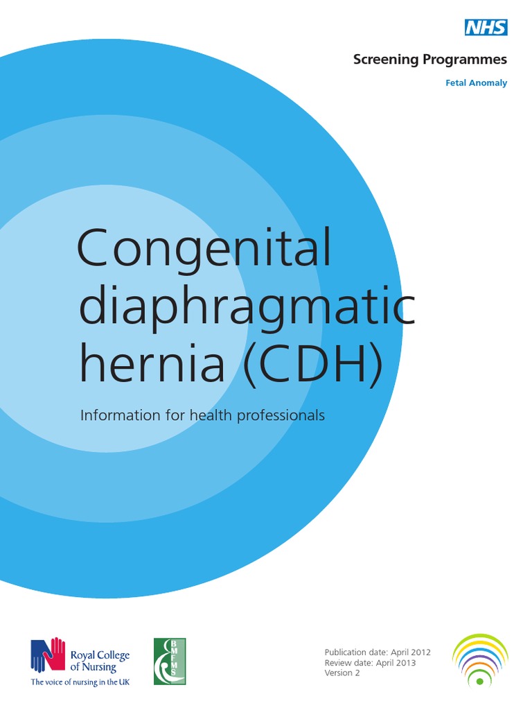 Congenital Diaphragmatic Hernia (CDH) Information For Health ...