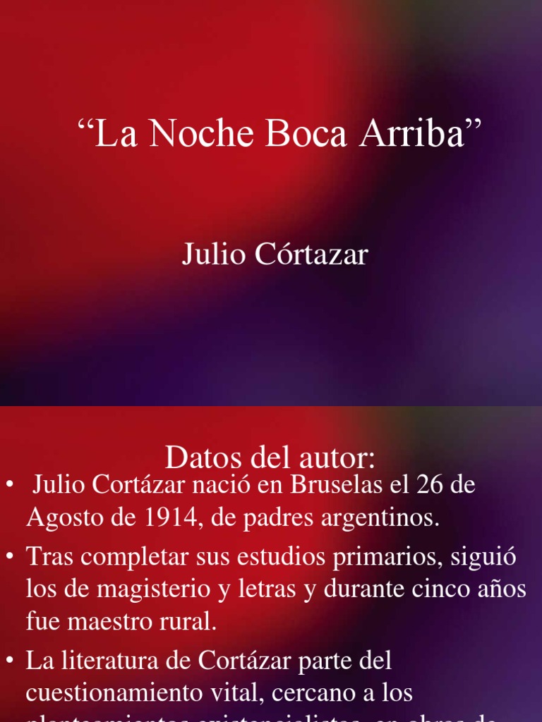 Cortazar - La Noche Boca Arriba | Descargar gratis PDF | azteca | Cuentos