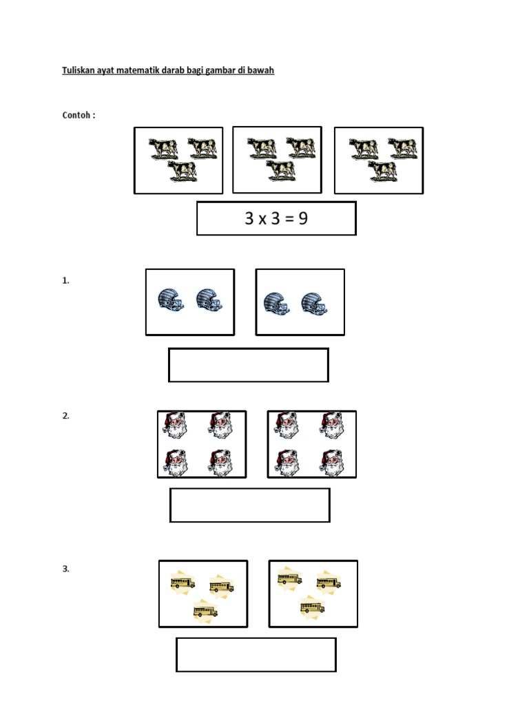 Lembaran Kerja Darab Math | PDF