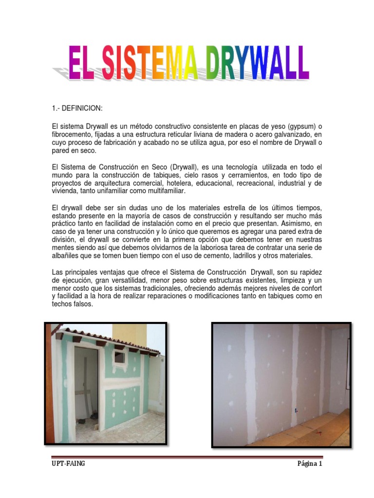 El Sistema Drywall | Aluminio | El hombre hace Materiales