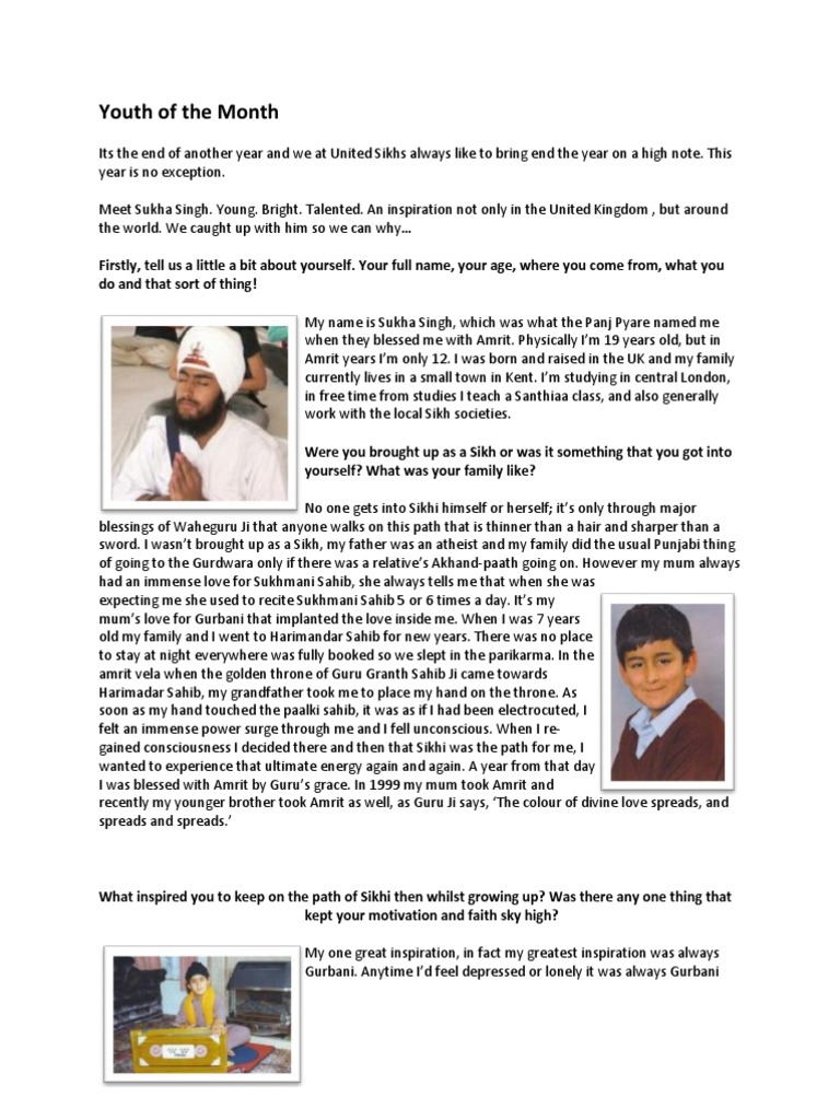 Sukha Singh Profile | PDF | Asian Ethnic Religion | Bhakti Movement