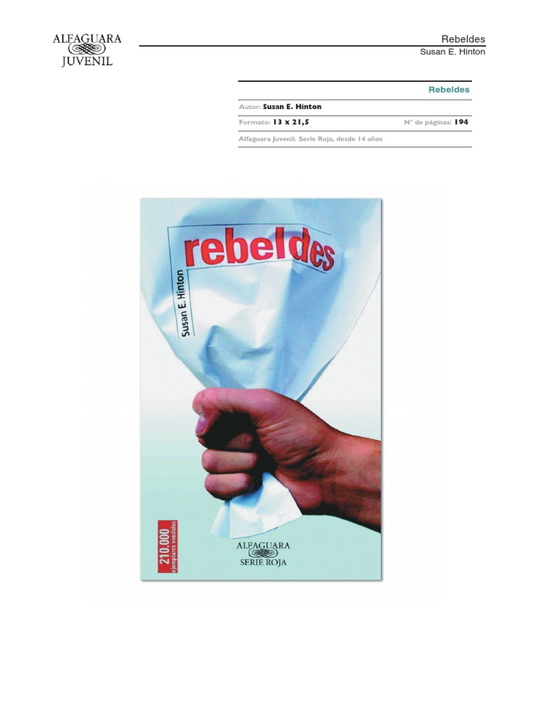 Guia Actividades Rebeldes | PDF | Novelas | Lectura (proceso)