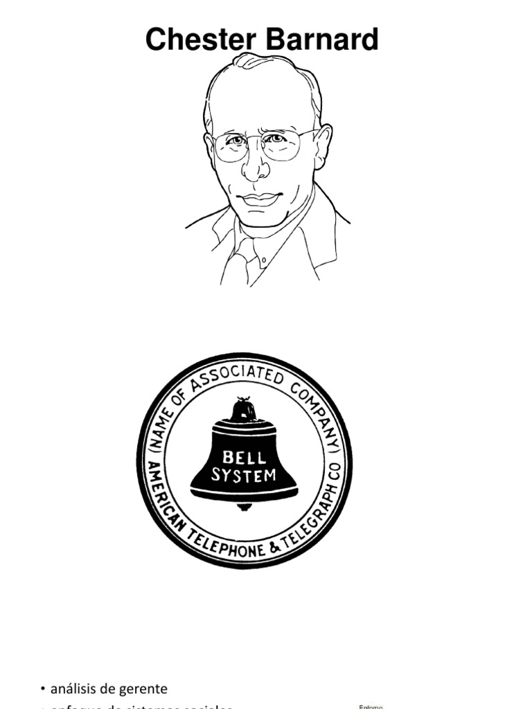 Aportes de Chester Barnard a la Administración | PDF