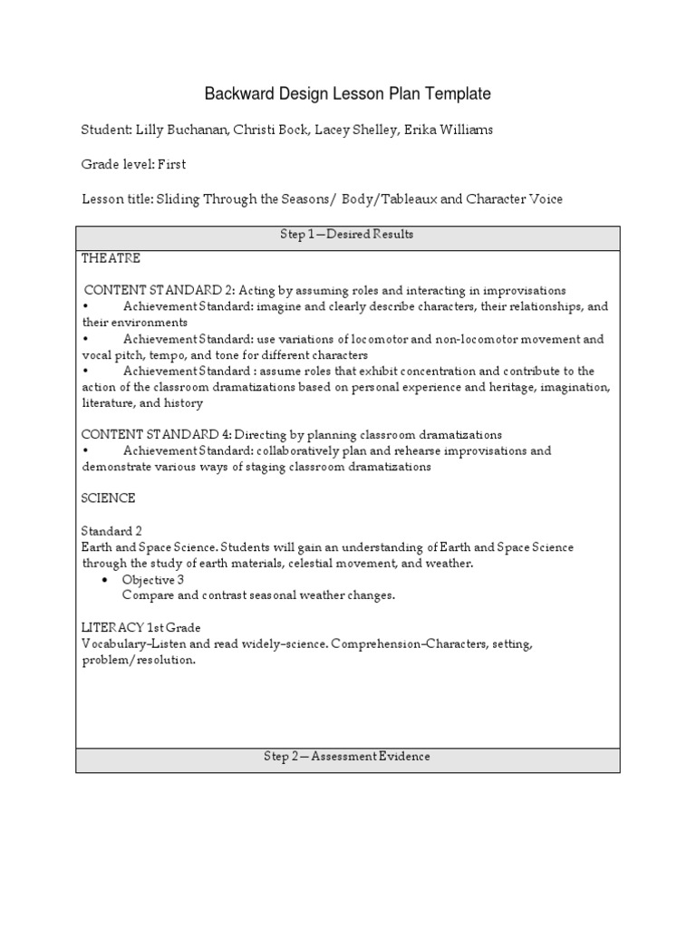 Theatre Lesson Plan Revised | PDF | Teaching Method | Educational ...
