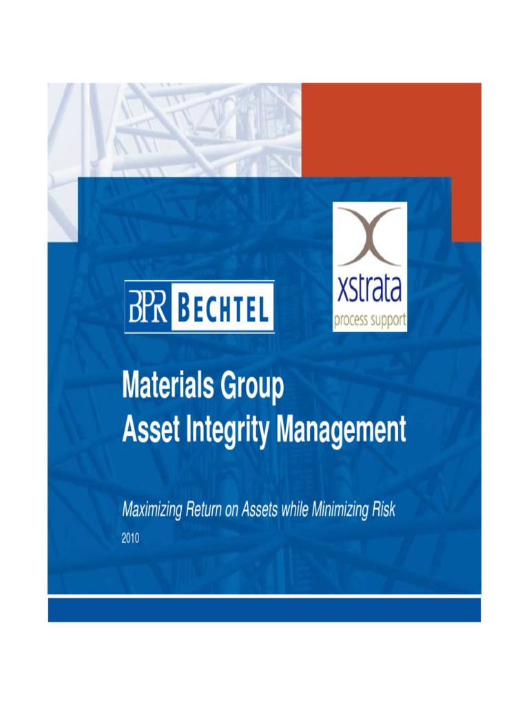 AIM - Asset Integrity Management Engineering | PDF | Risk | Reliability ...