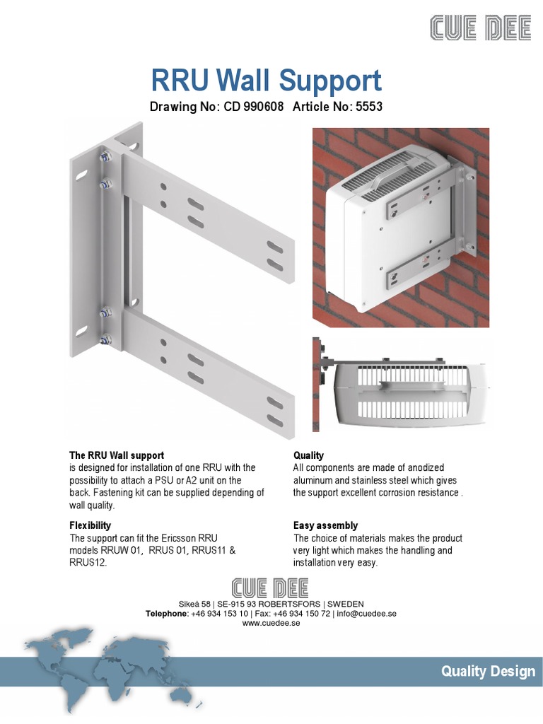 RRU Wall Support | PDF