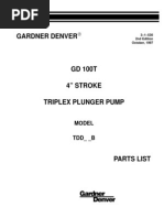 GD - Parts List Gardner-Denver | PDF | Pump | Valve