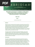 Epstein's Framework of Six Types of Parental Involvement | PDF ...