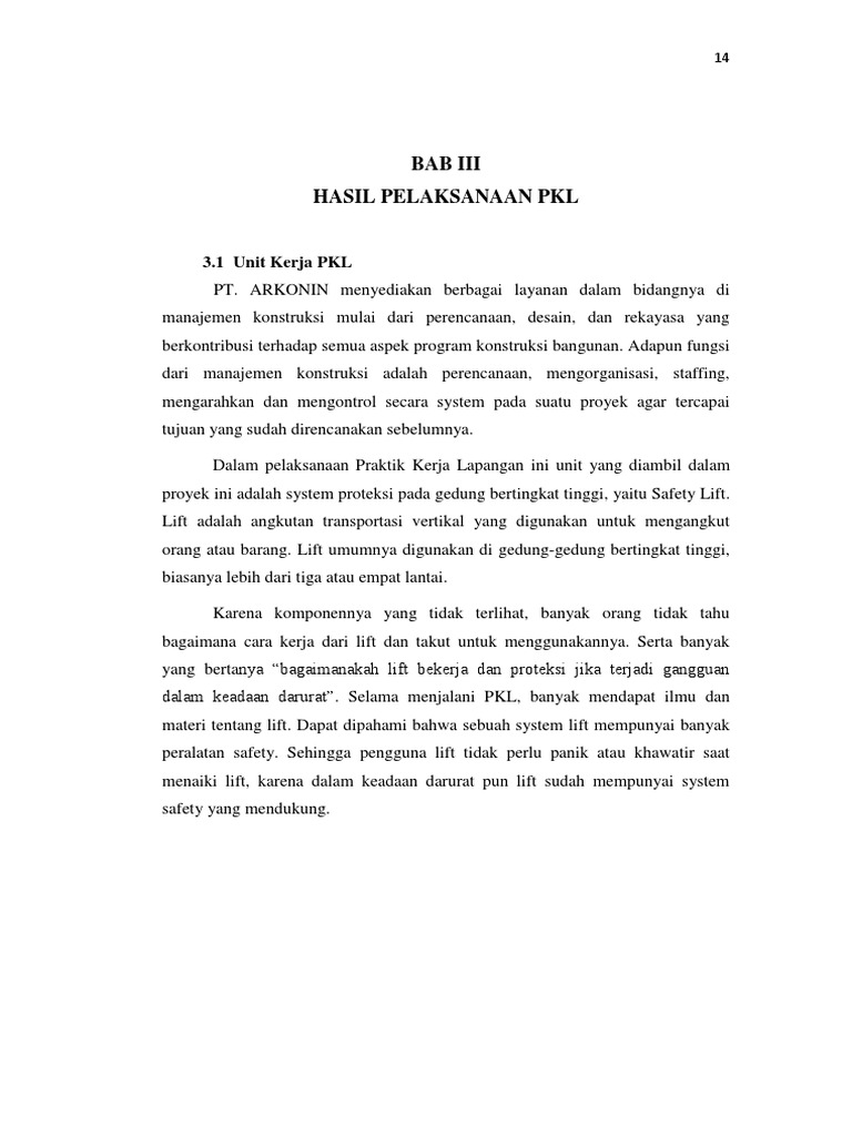 BAB III Jenis Jenis Safety Pada Lift | PDF