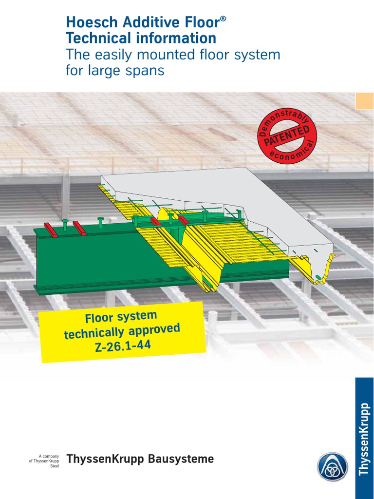 Hoesch Additive Floor | Reinforced Concrete | Sheet Metal