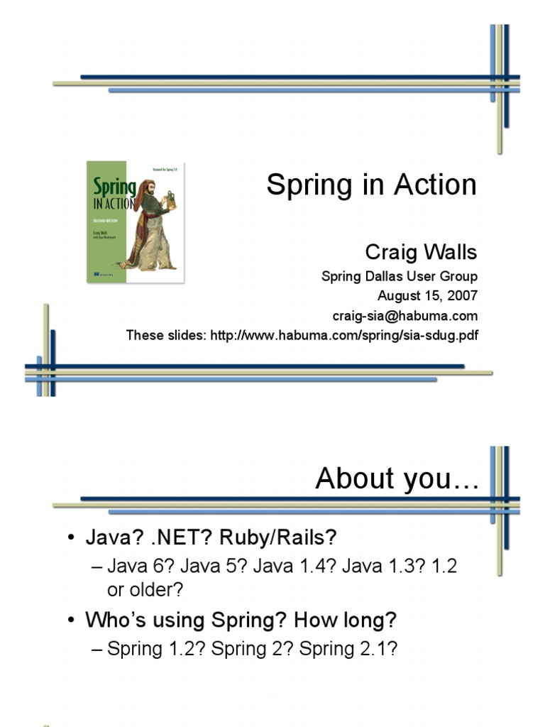Spring in Action | PDF