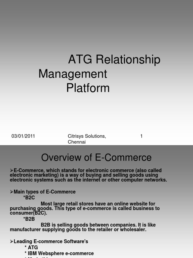 Atg Core | PDF | Java Servlet | Databases