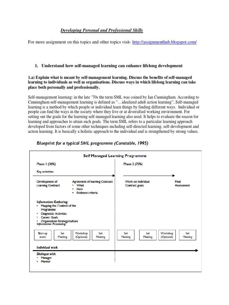 Developing Personal and Professional Skills | PDF | Learning Styles | Goal