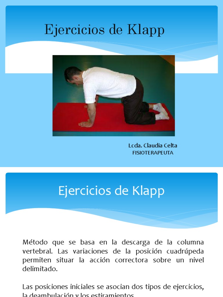 Ejercicios de Klapp y McKenzie | Escoliosis | Rodilla