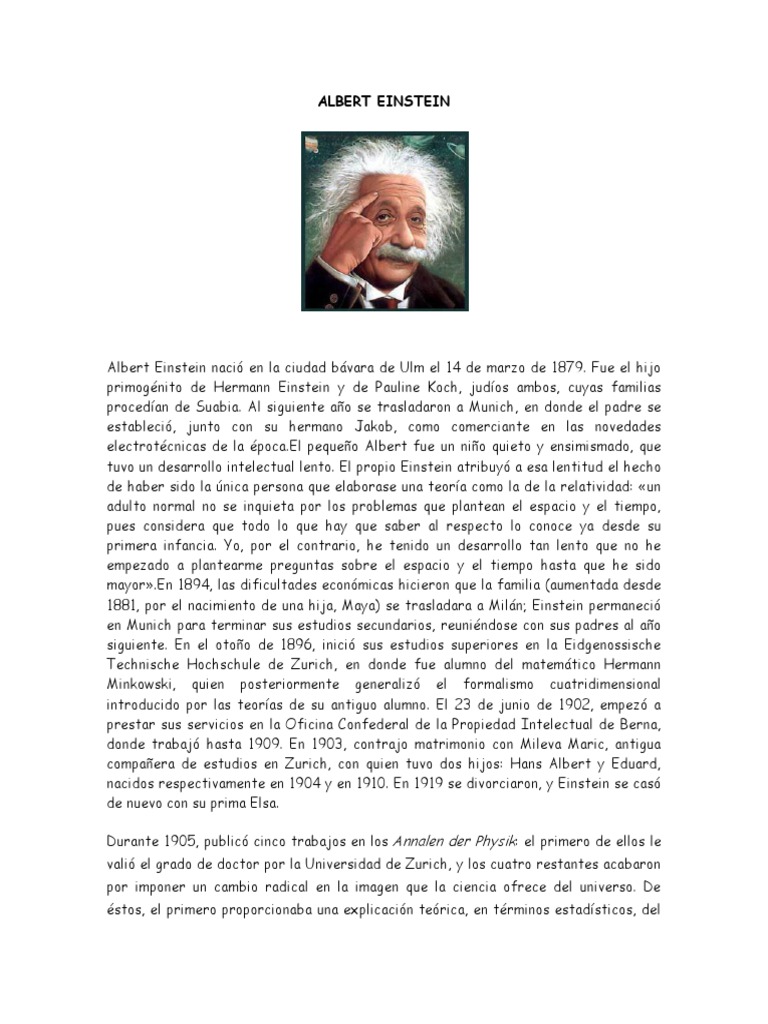 Albert Einstein | PDF | Karl Marx | Albert Einstein