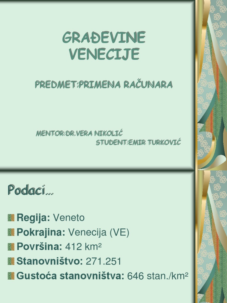 Gradjevine Venecije