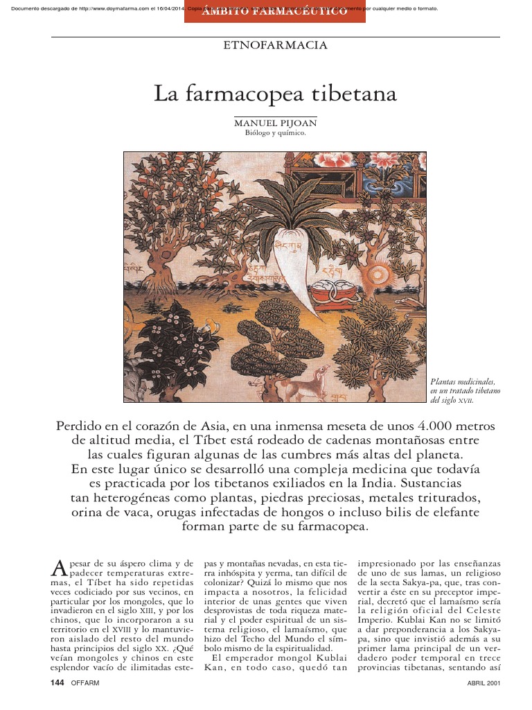 Farmacopea MTTP | PDF | Ciencias sociales | Historia