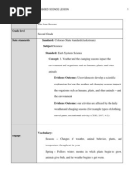 3rd Grade Lesson Plan - Weather | PDF | Lesson Plan | Science