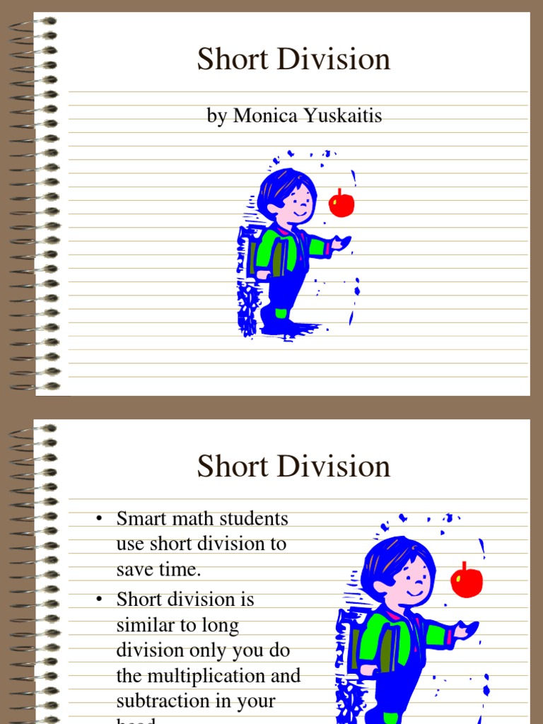 Short Division | PDF | Division (Mathematics) | Algebra
