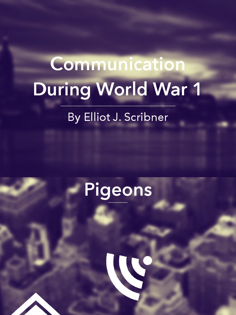 Communication Methods in WW1 | PDF