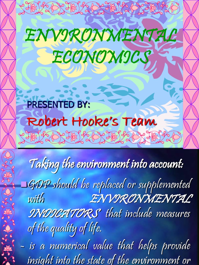 Enviromental Economics-Enviromental Eco | PDF | Gross Domestic Product ...