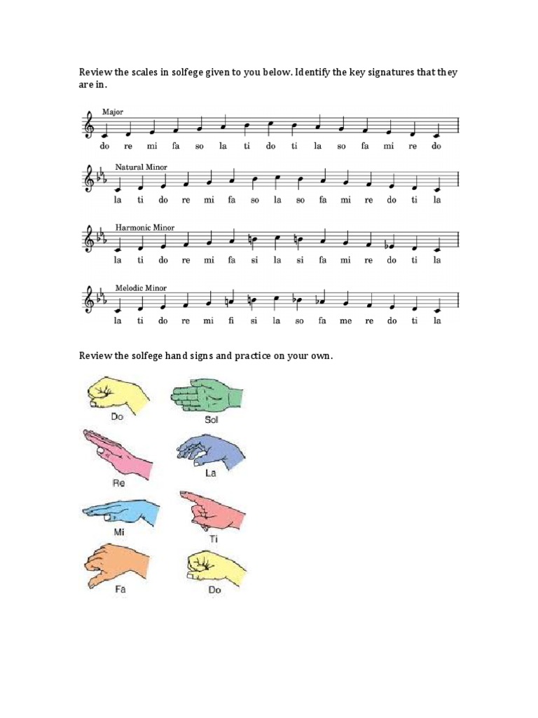 Solfege Lesson | PDF