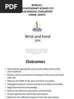 Wrist Goniometry | PDF
