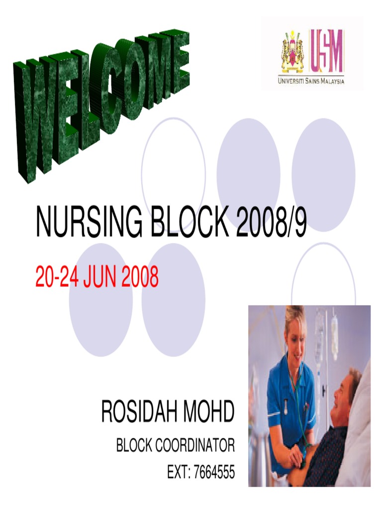 Nursing Block 2008/9: Rosidah Mohd | Download Free PDF | Computing And ...