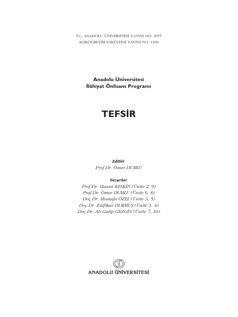 TEFSİR | PDF