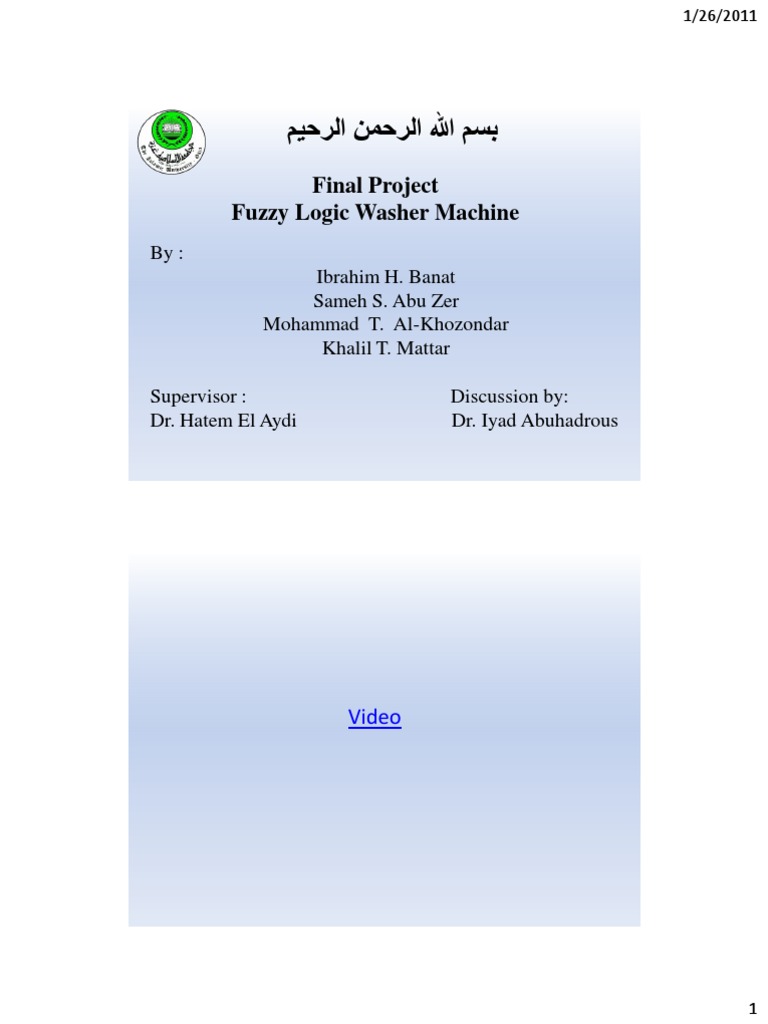 Design and Development of PPM Based Closed Loop Washing Machine. | PDF ...