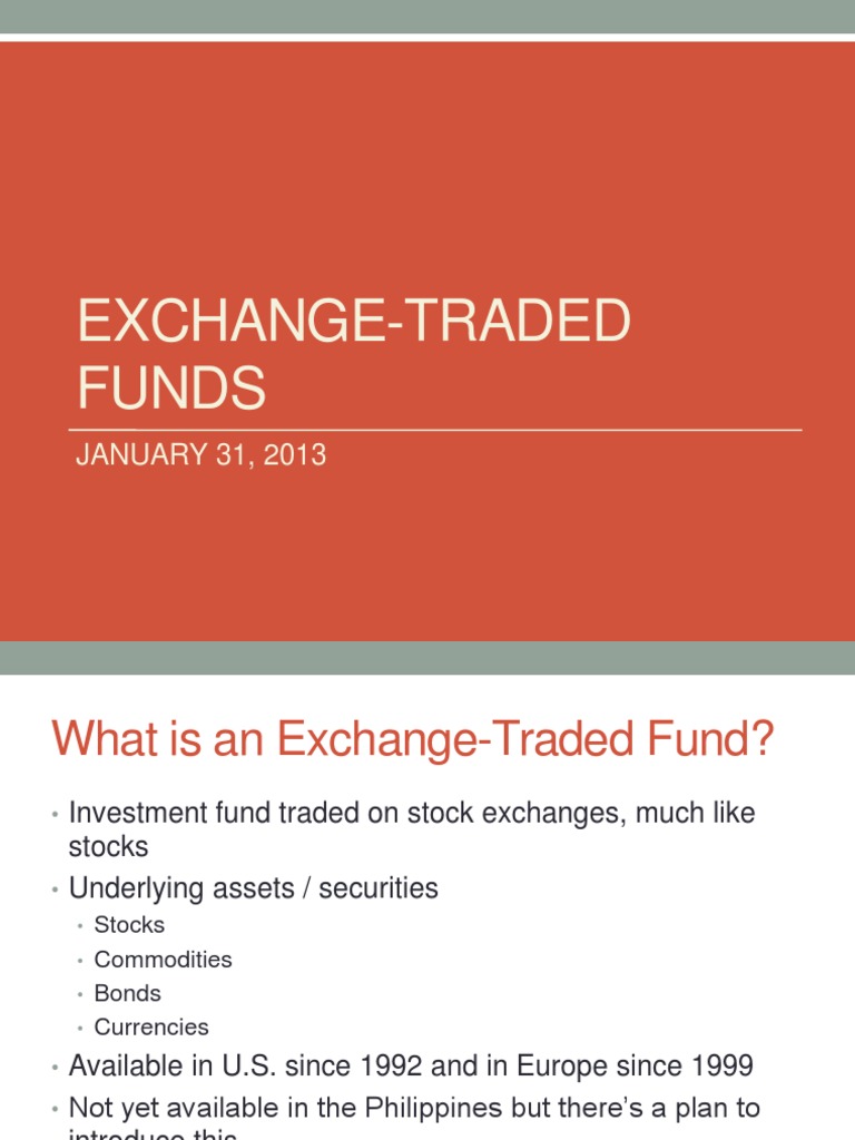 Etfs And Hedge Funds Pdf Exchange Traded Fund Active Management