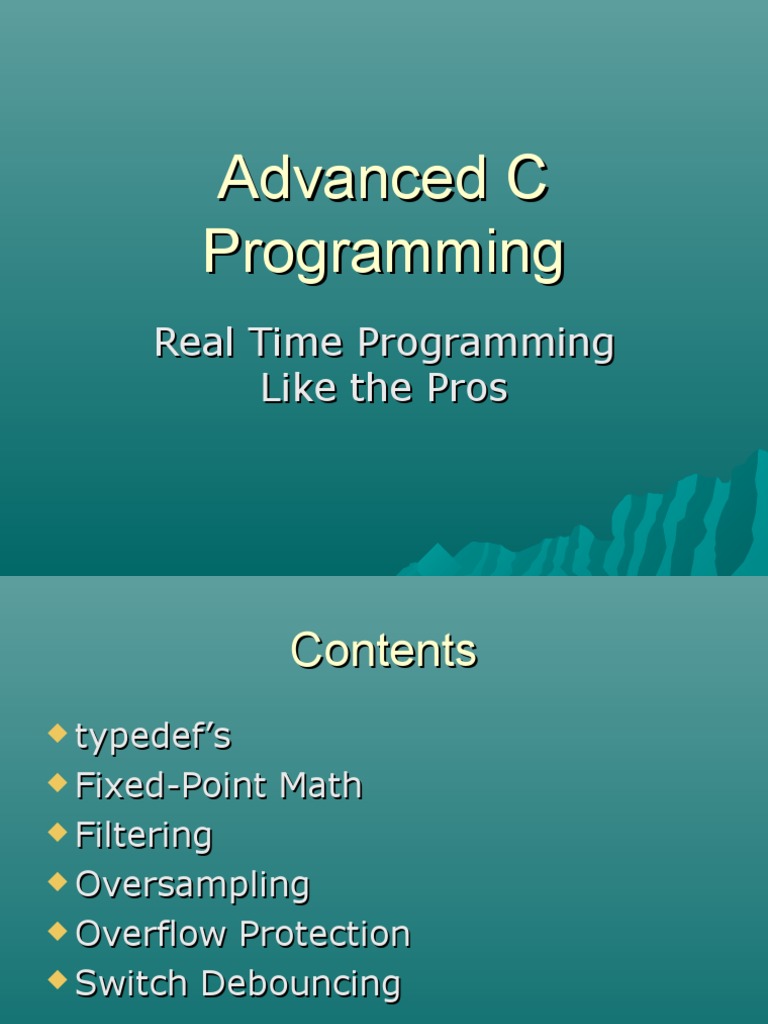 Advanced C Programming | PDF
