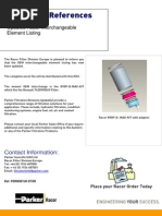 Racor: Racor Cross Reference List | PDF | Technology & Engineering