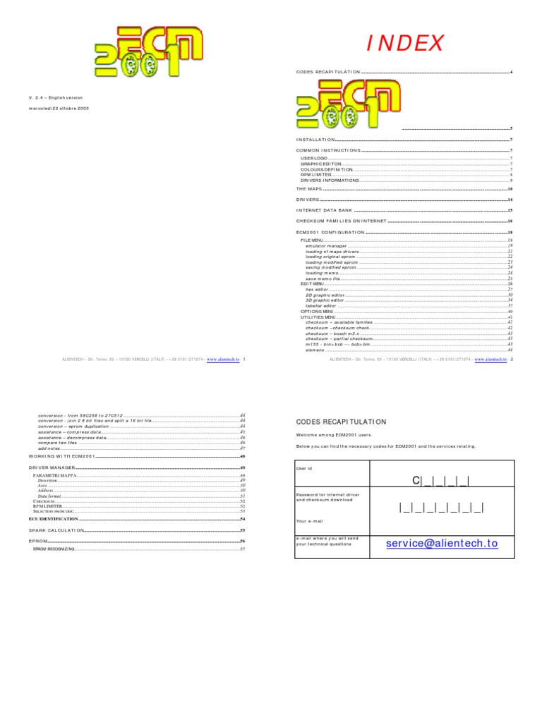 Ecm2001v24e Eng | PDF | Throttle | Computer File