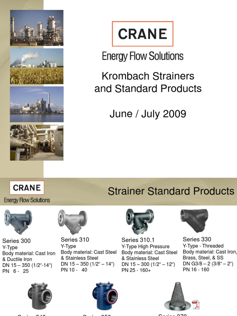 Krombach Strainers & GGC | PDF | Valve | Actuator