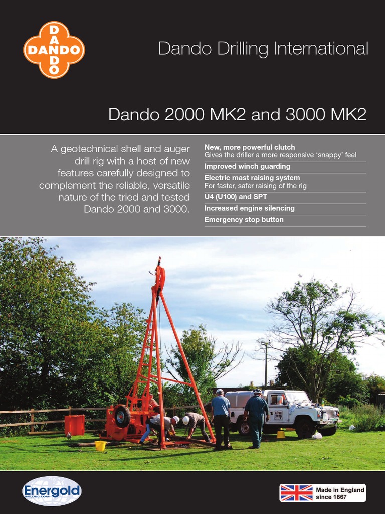 Dando 2000 MK2-3000 MK2 (Dando Drilling Indonesia) | PDF